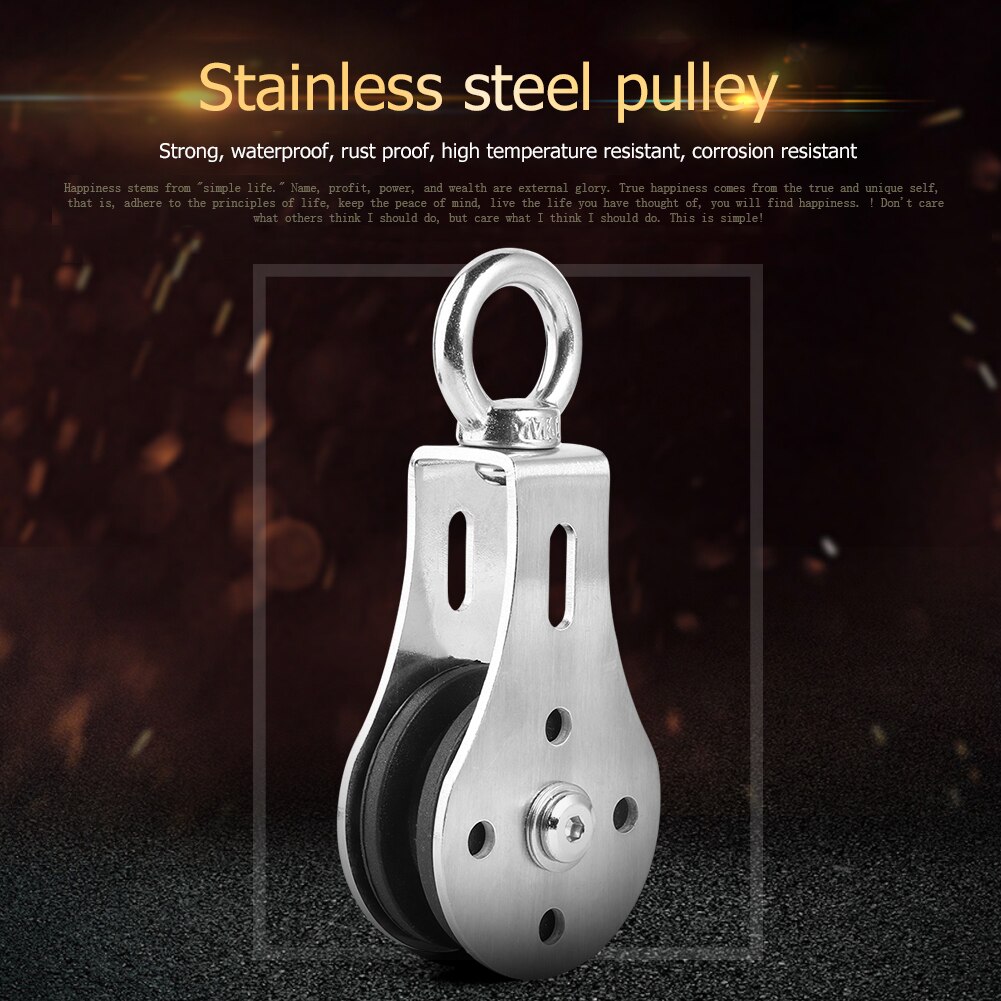 Stainless Steel Fitness Pulley Wheel Heavy Lifting... – Vicedeal