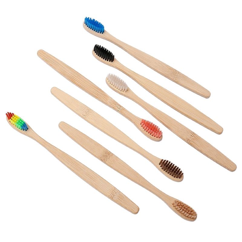 1pc Bamboo Toothbrush Soft Bristle with Individual... – Vicedeal