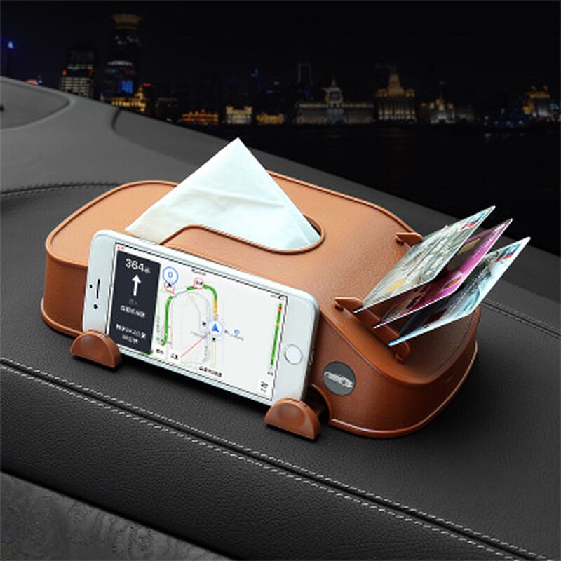 BACKAR Universal Auto Car Leather Tissue Boxes Car... – Grandado