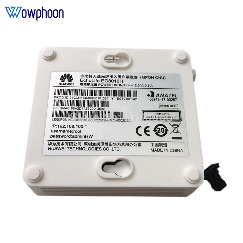 nueva ONU ONT Huawei EG8010H 1GE GPON Terminal ONT... – Grandado