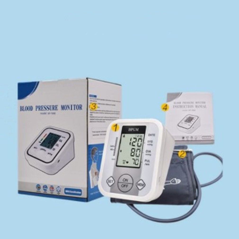 Arm Blood Pressure Monitor Sphygmomanometer LCD Di... – Vicedeal