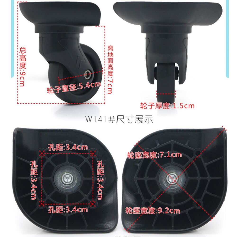 Replacement Luggage Wheels for suitcases Repair Ha... – Grandado