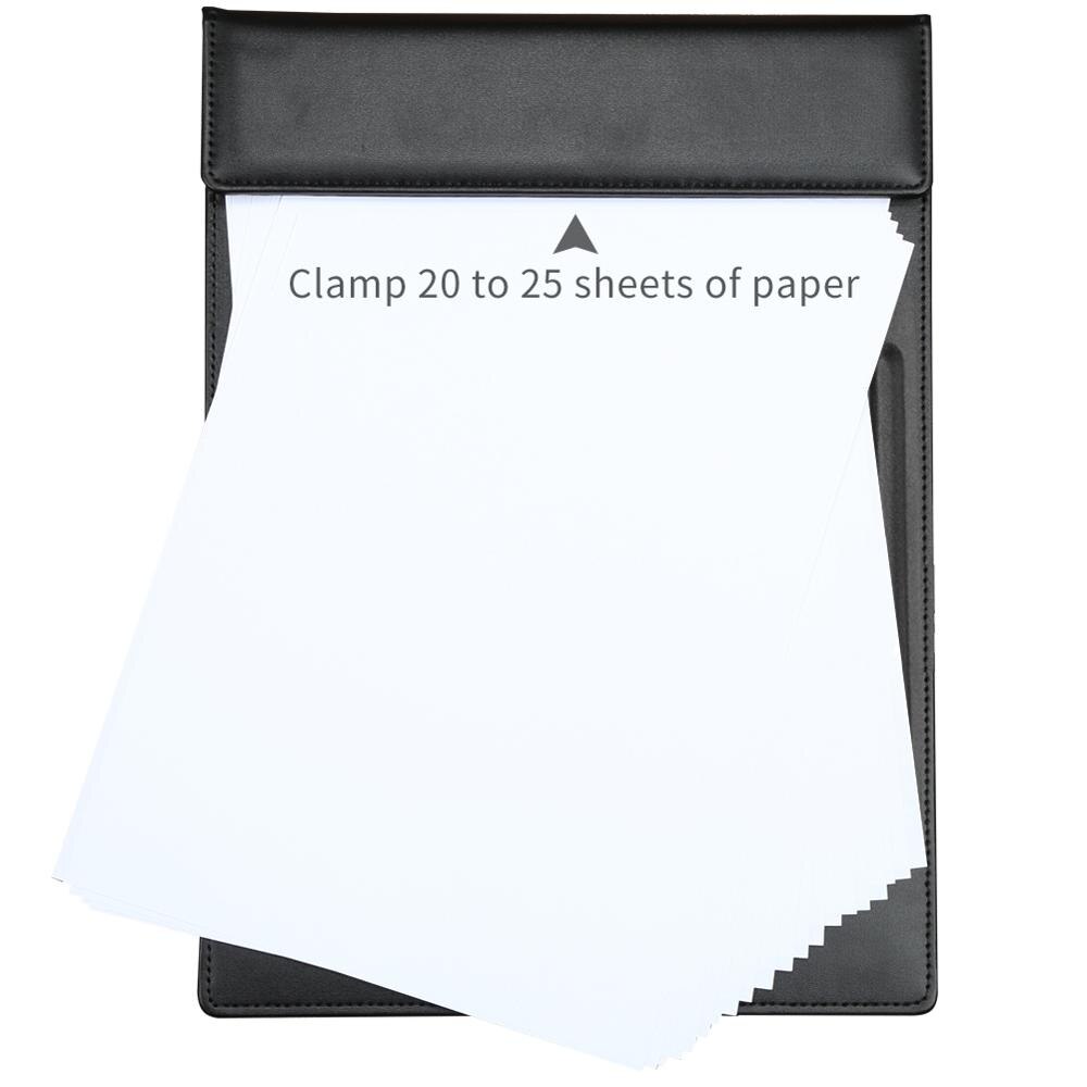 35*25cm PU Leather File A4 Paper Clipboard Meeting... – Grandado