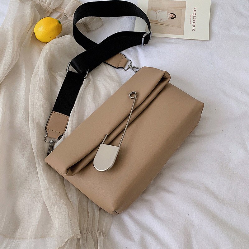 Lederen Vrouwen Handtassen Mode Brede Band Vrouwel... – Vicedeal