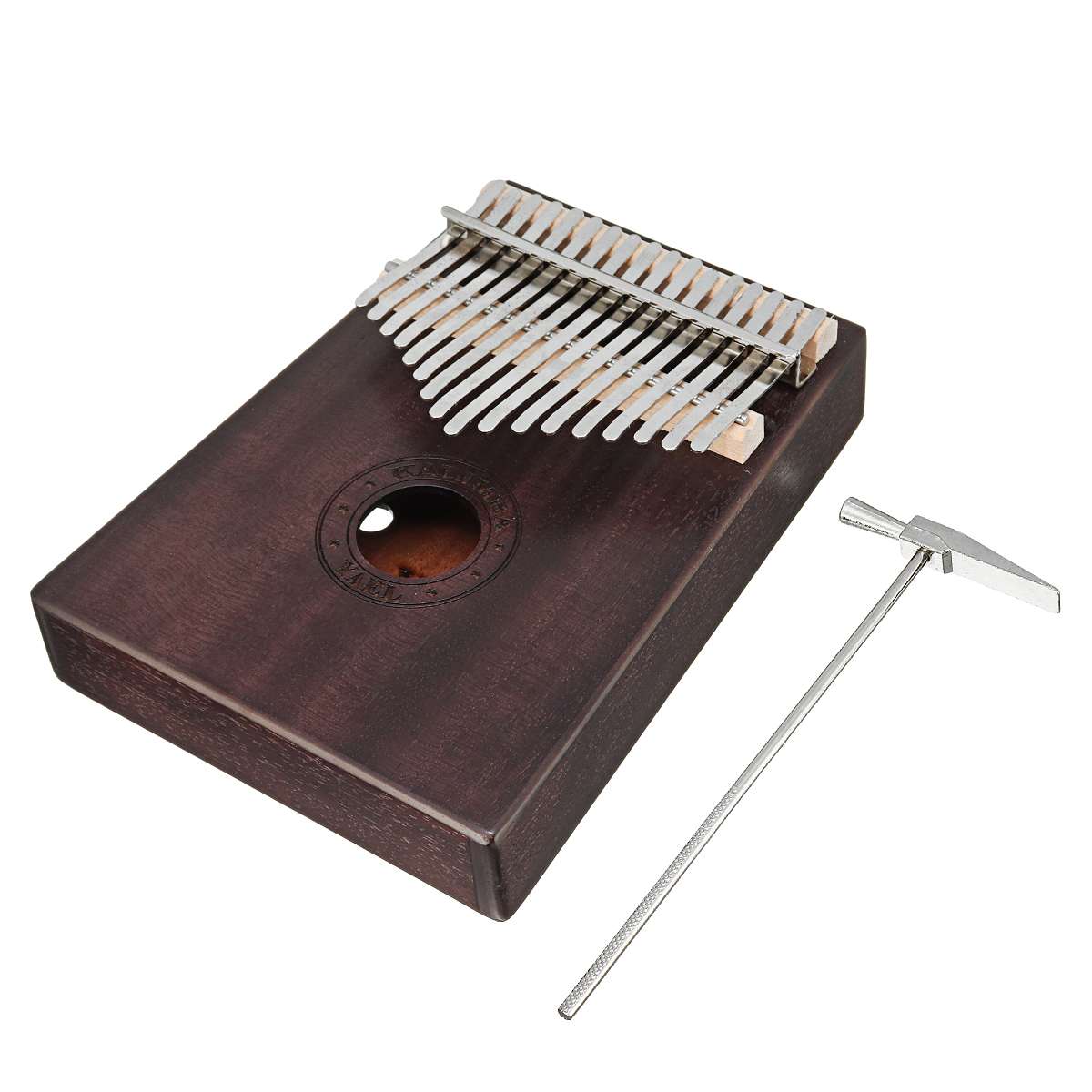 17 Key Kalimba African solid Mahogany Thumb Finger... – Vicedeal