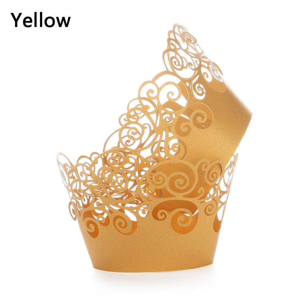 50Pcs Muffin Cupcake Paper Cups Cake Formulieren C... – Vicedeal