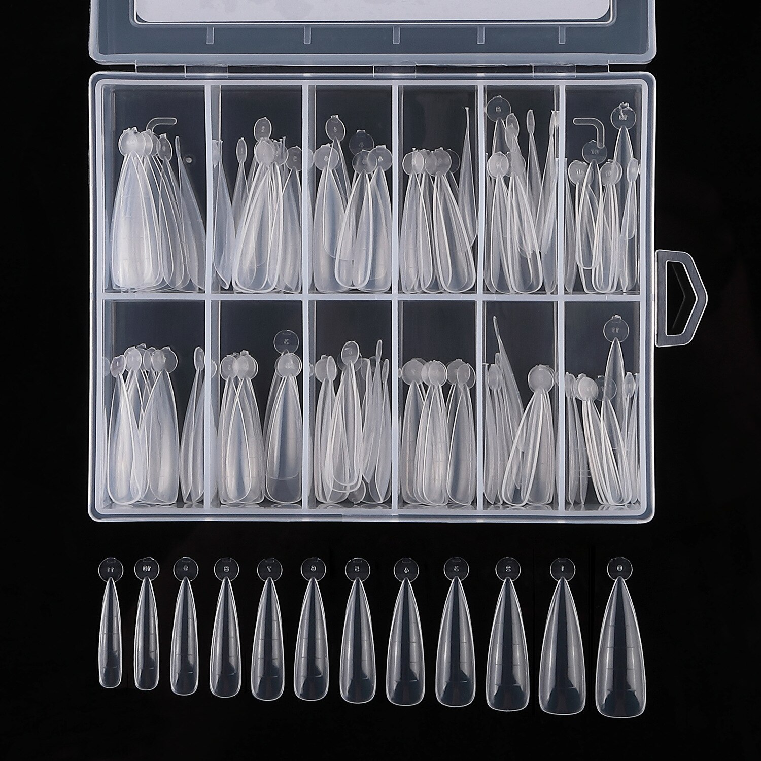 120Pcs Clear Dual Forms Tips Nail Systeem Volledig... – Vicedeal