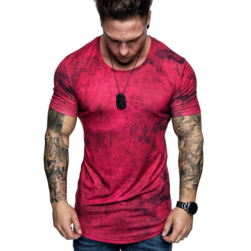 O-Neck Tshirt Male Newest 3D Printed T-Shirt Ink D... – Grandado