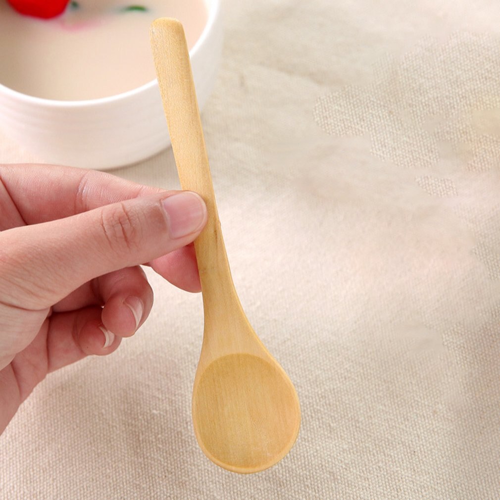 2 in1 Natural Wood Cutlery Dual Head Soup Spoon Fo... – Grandado