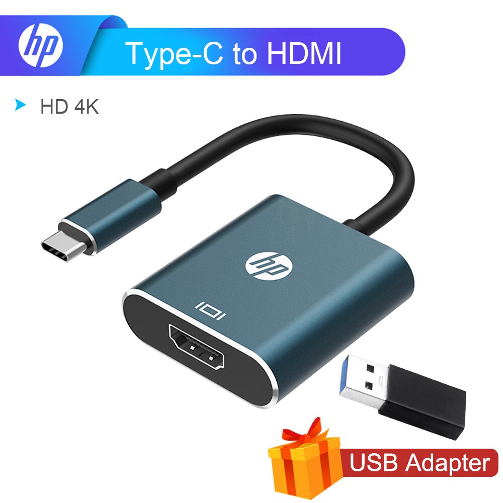HP USB 3.0 Type C Hub Type-C To HDMI 4K VGA RJ45 G... – Grandado