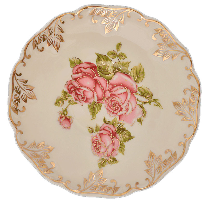 1pcs European food plate fruit Style Porcelain Sau... – Grandado