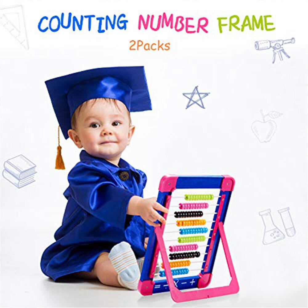 Plastic Abacus Toy With Beads Digital Arithmetic M... – Vicedeal