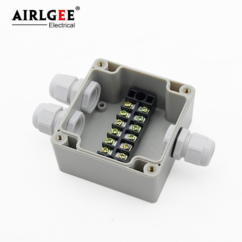 83*81*56mm 1 Inlet 2 Outlet 6P terminal junction b... – Grandado