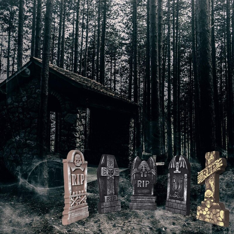 1PC Halloween Foam RIP Graveyard Tombstones Headst... – Grandado