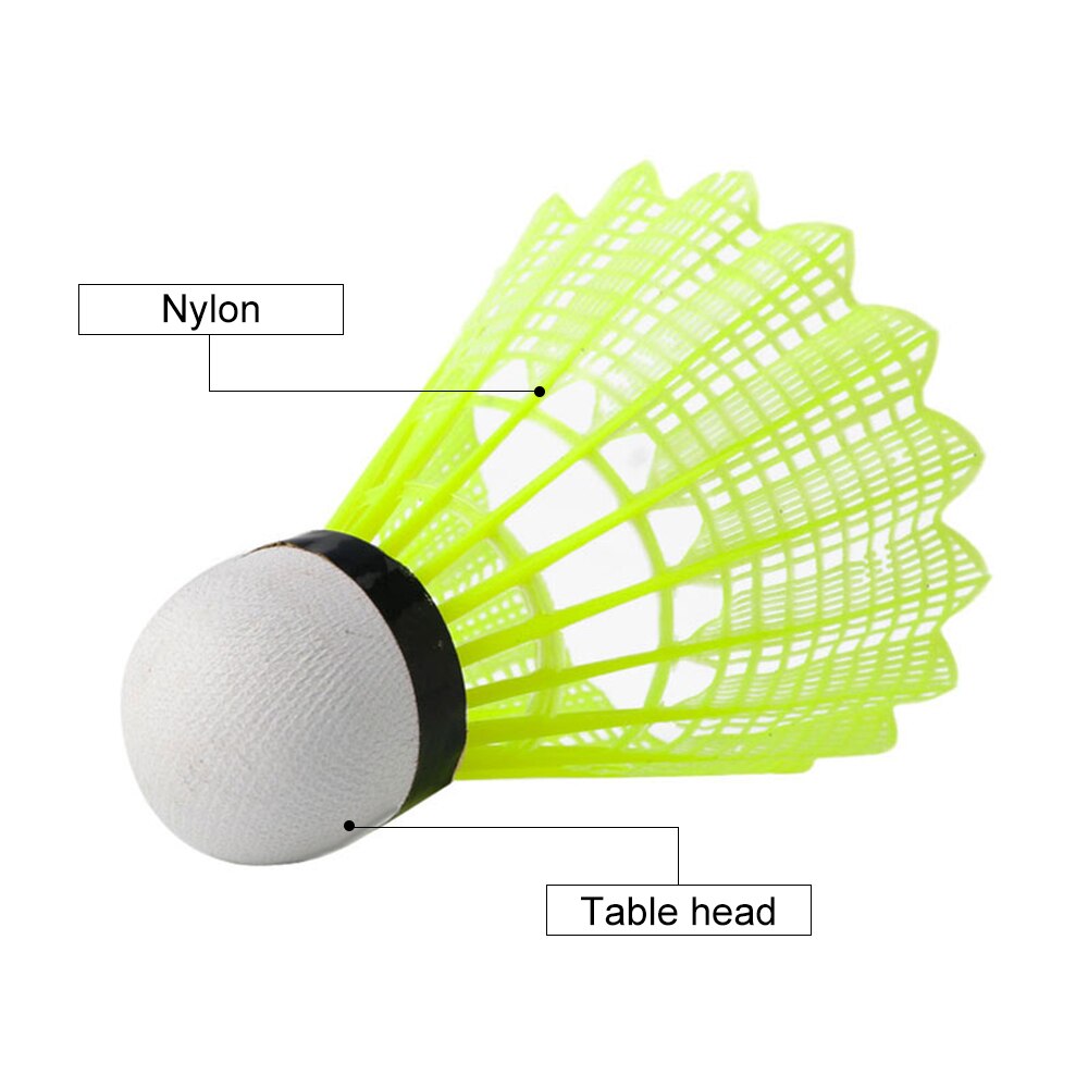 Bolas de Bádminton de nailon claro duraderas 6 uds... – Grandado