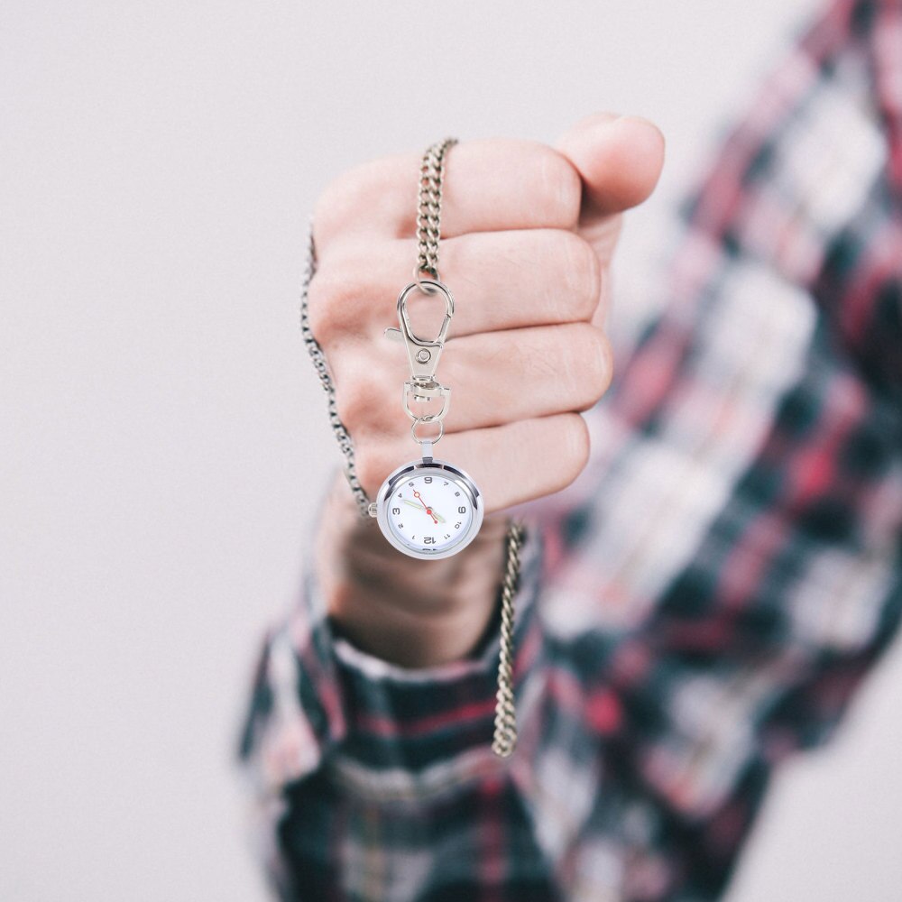 1pc Large Dial Keyring Watch Useful Nurse Pocket W... – Grandado