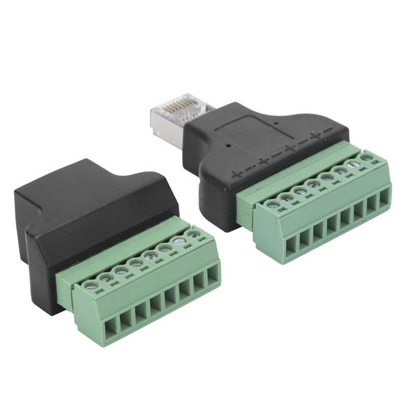 RJ45 macho a hembra adaptador de 8 pines RJ45 muje... – Grandado