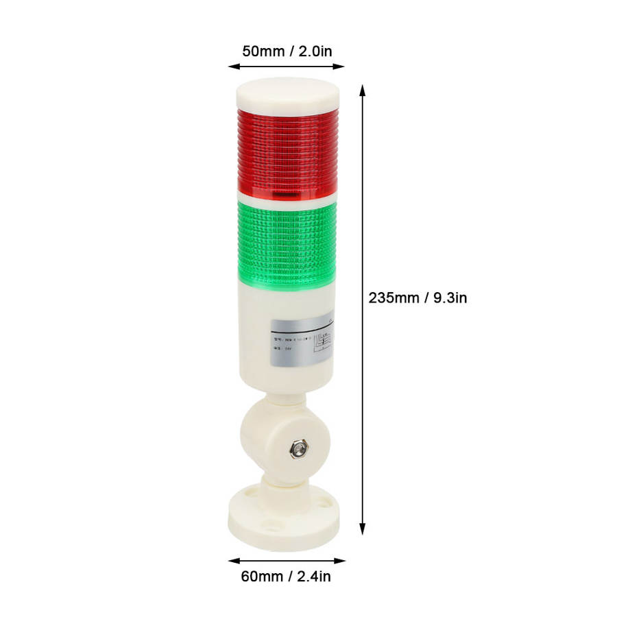 Red /Green CNC Machine Warning Light LED Indicator... – Grandado