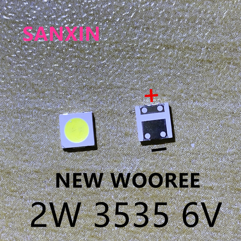200 pièces WOOREE LED rétro-éclairage 2W 6V 3535 1... – Grandado