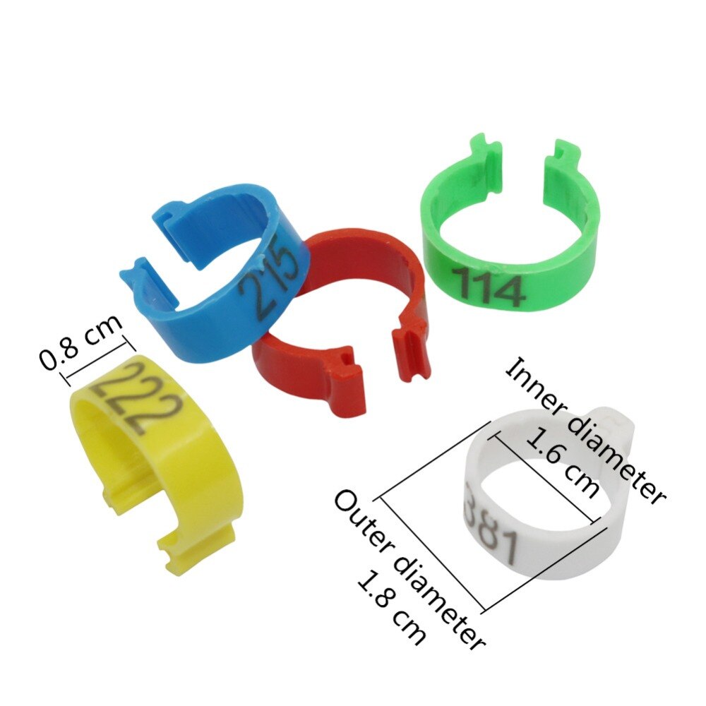 NO. 1-500 Digital Foot Buckle Ring 16mm Poultry Id... – Vicedeal