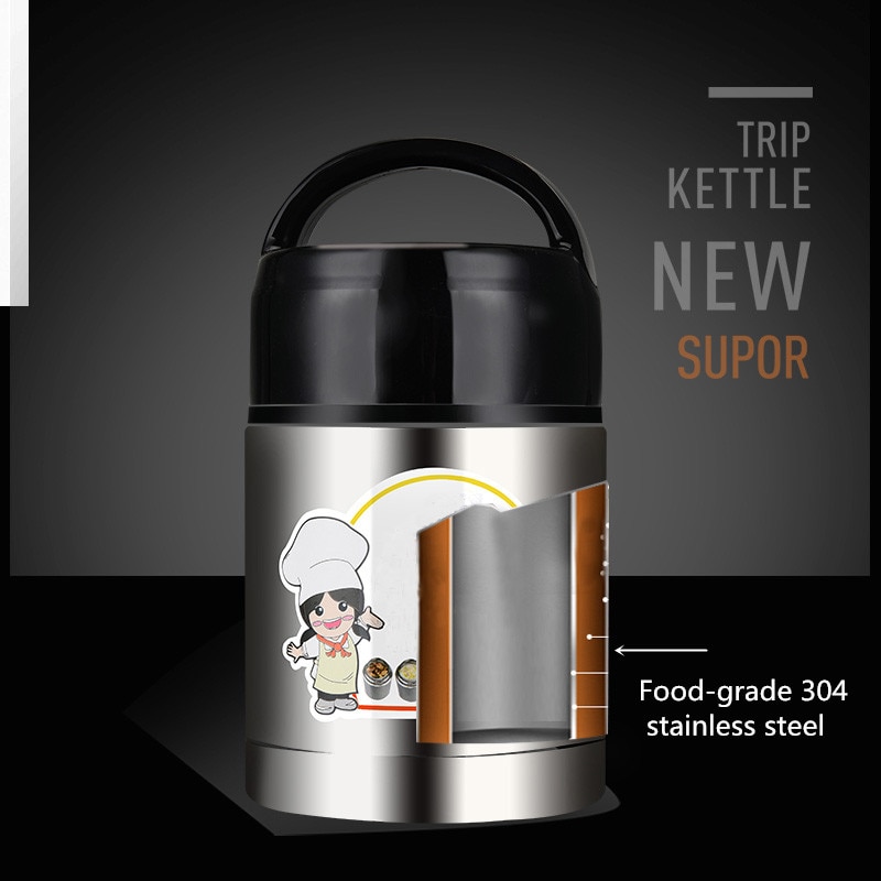 Stainless Steel Vacuum Stew Pot Thermos For Food S... – Grandado