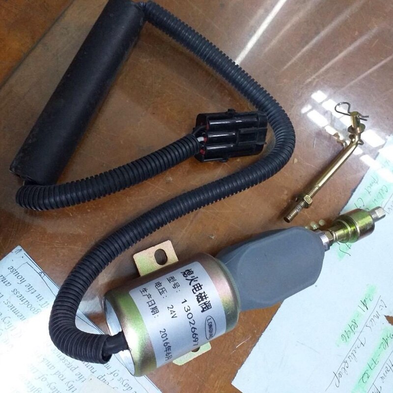 Solenoide de parada de combustible de 24V 13026697... – Grandado