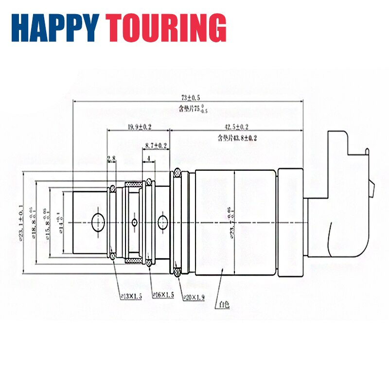 For 6C12 7C16 sanden compressor control valve CITR... – Grandado