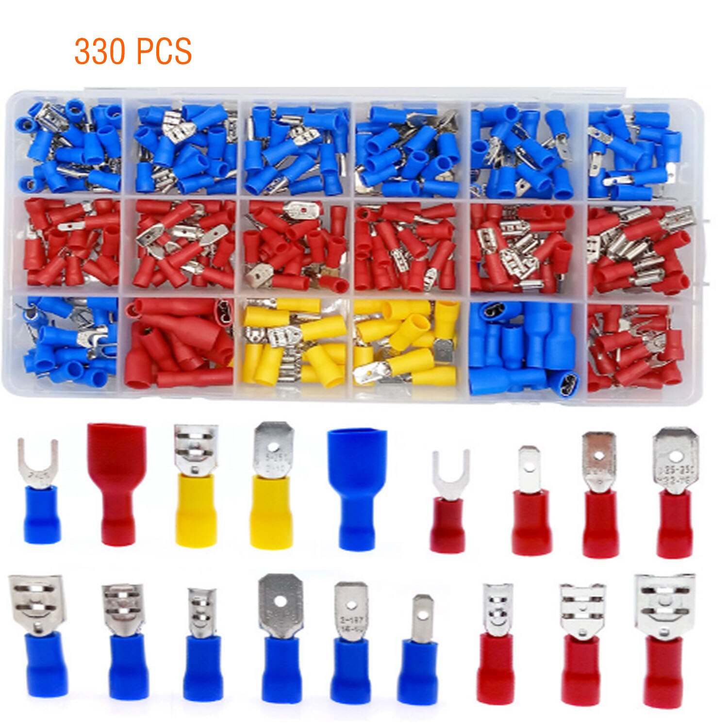 280/480/720pcs Cable Lugs Assortment Kit Wire Flat... – Grandado