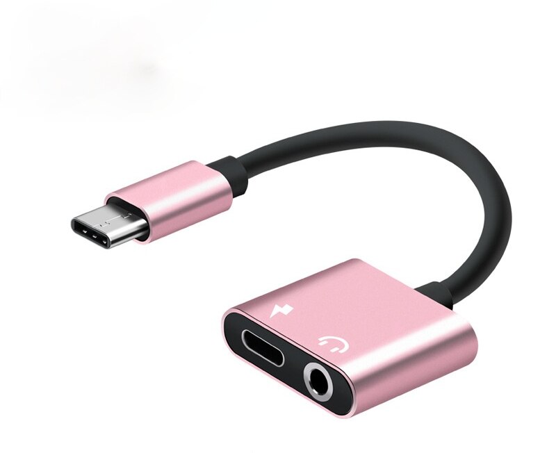 Type C To 3.5 Mm Earphone Jack Adapter 2 In 1 USB ... – Grandado