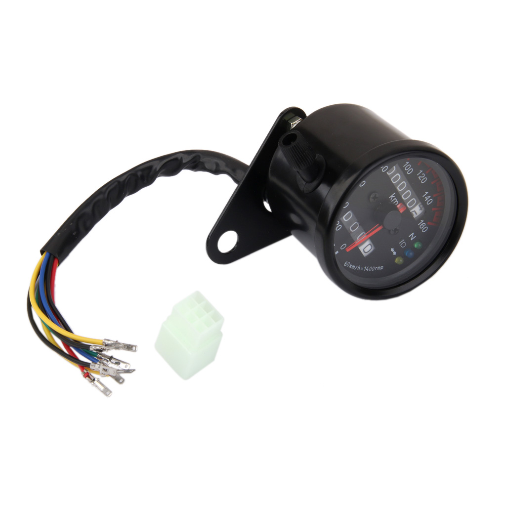 Motorcycle Dual LED Odometer Speed Speedo Meter Ga... – Grandado