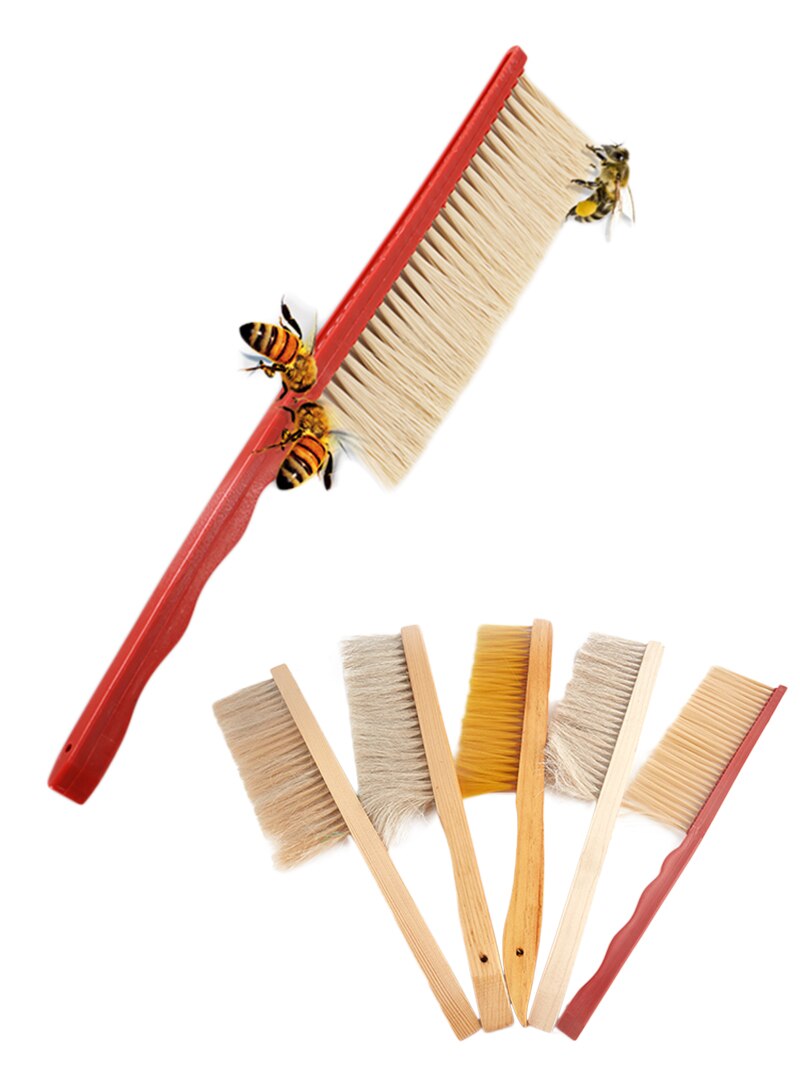 Natural Beekeeping Pig Bristle Hair Bee Hive Brush... – Vicedeal