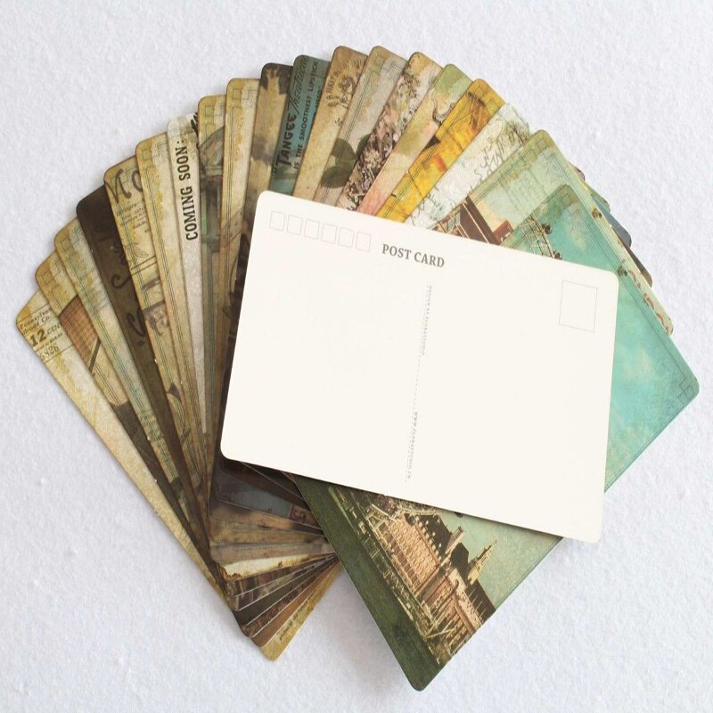 32Pcs Vintage Famous Building Retro Old Travel Pos... – Vicedeal