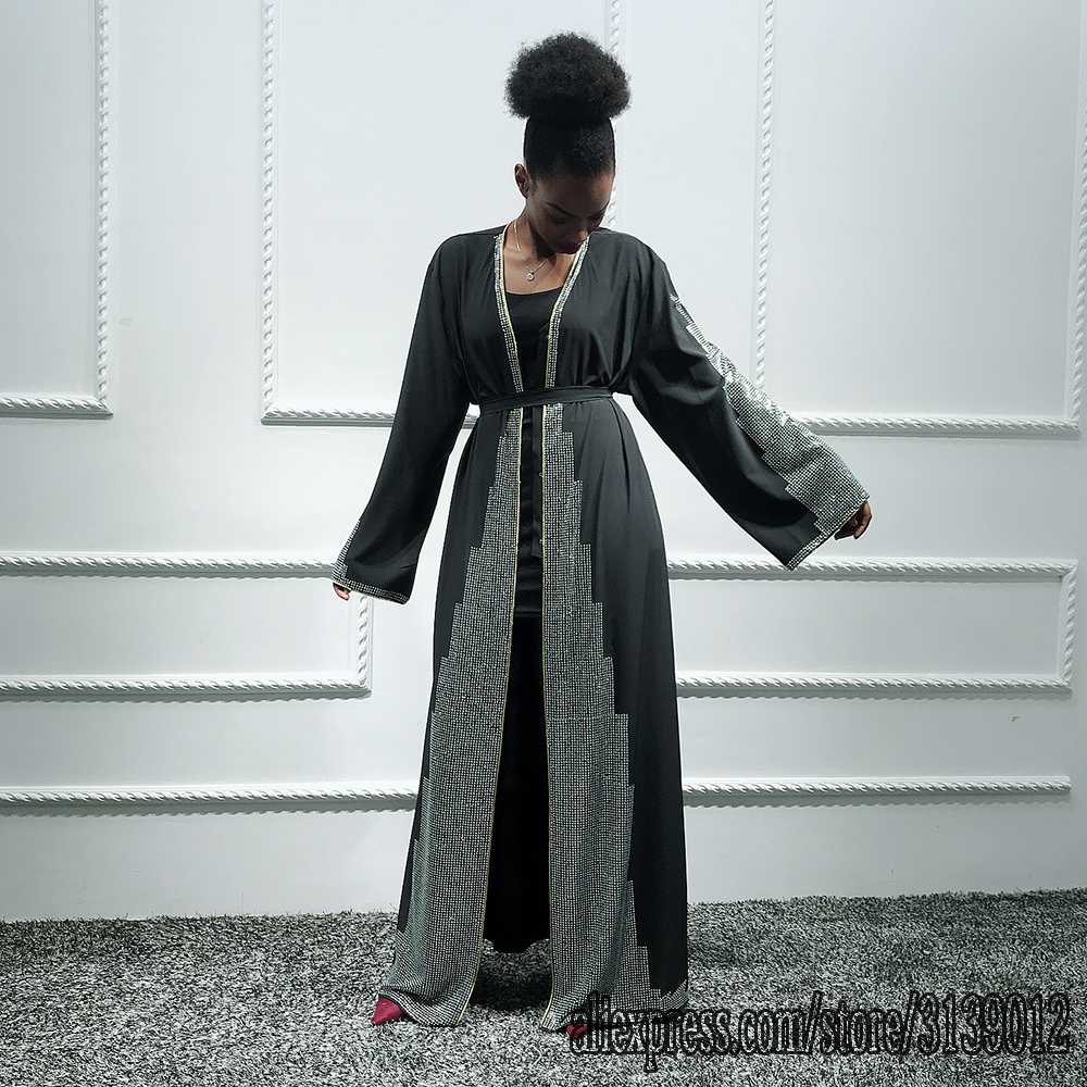 Women Kaftan Dubai Abaya Kimono Turkish Hijab Musl... – Vicedeal