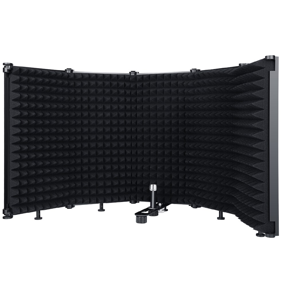BOMGE 3 / 5 Panels Microphone Mic Isolation Shield... – Grandado