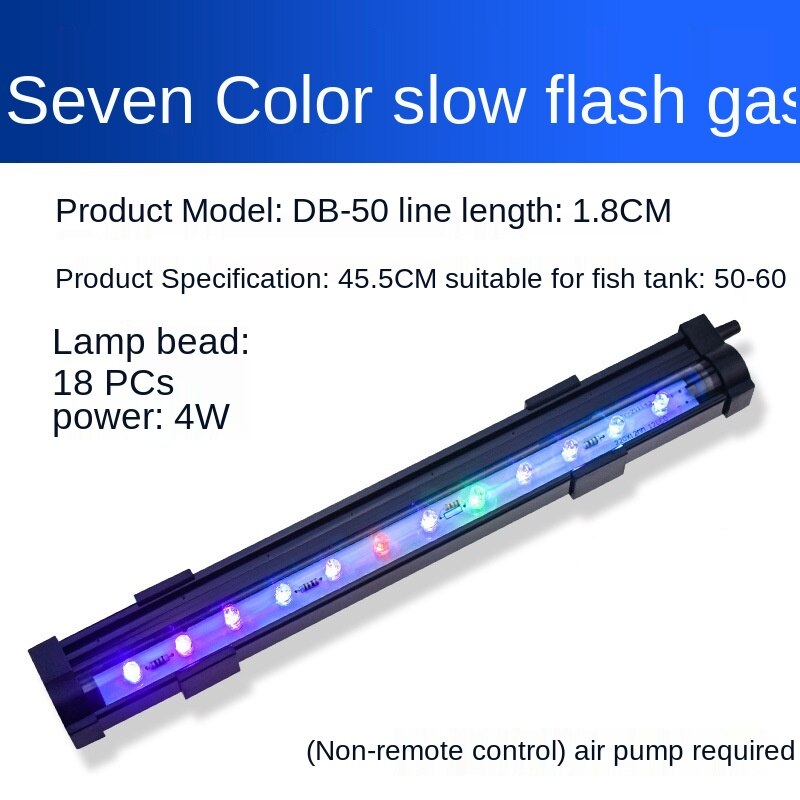 110-240V fish tank LED bubble light colorful light... – Vicedeal