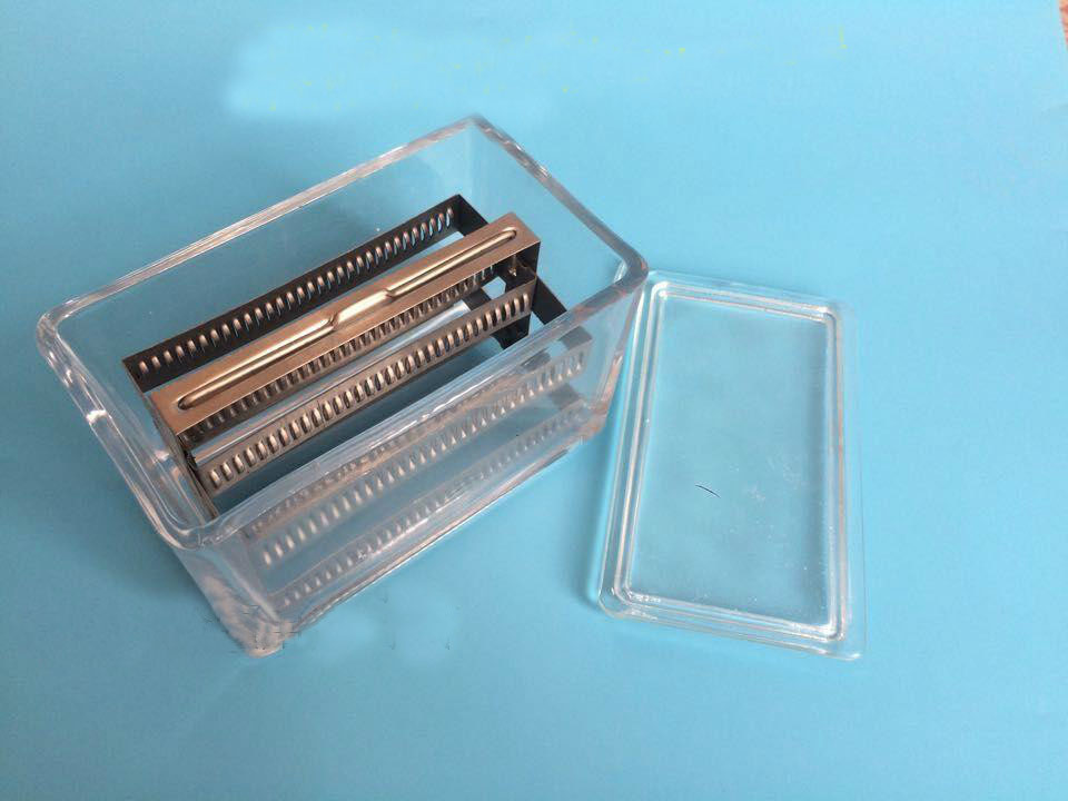 Rectangle Glass Staining Jar can hold 60 pieces gl... – Vicedeal