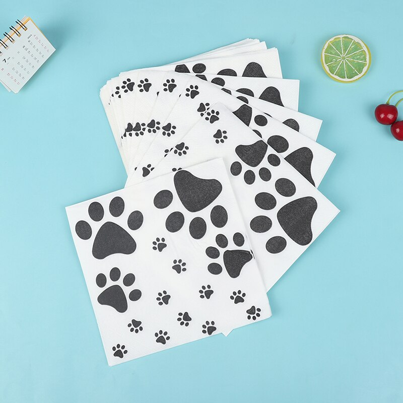 Puppy Paw Themed Pet Birthday Party Decorations Do... – Vicedeal