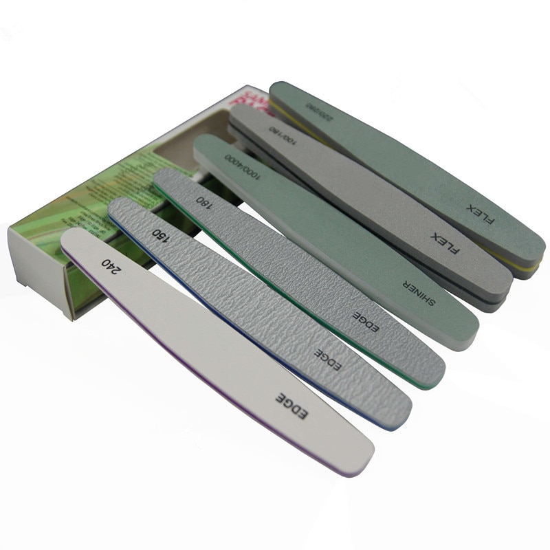 6 Stks/partij Zebra Nagelvijlen Professionele Nail... – Grandado