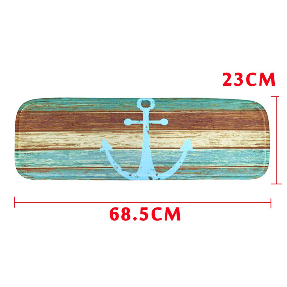 Bathroom Mat set Retro Old Style Anchor Non-Slip C... – Vicedeal