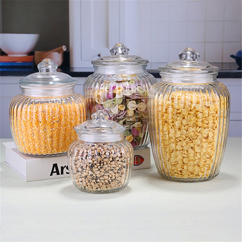 650-2300ML Glass Sealed Cans Household Food Jars K... – Vicedeal