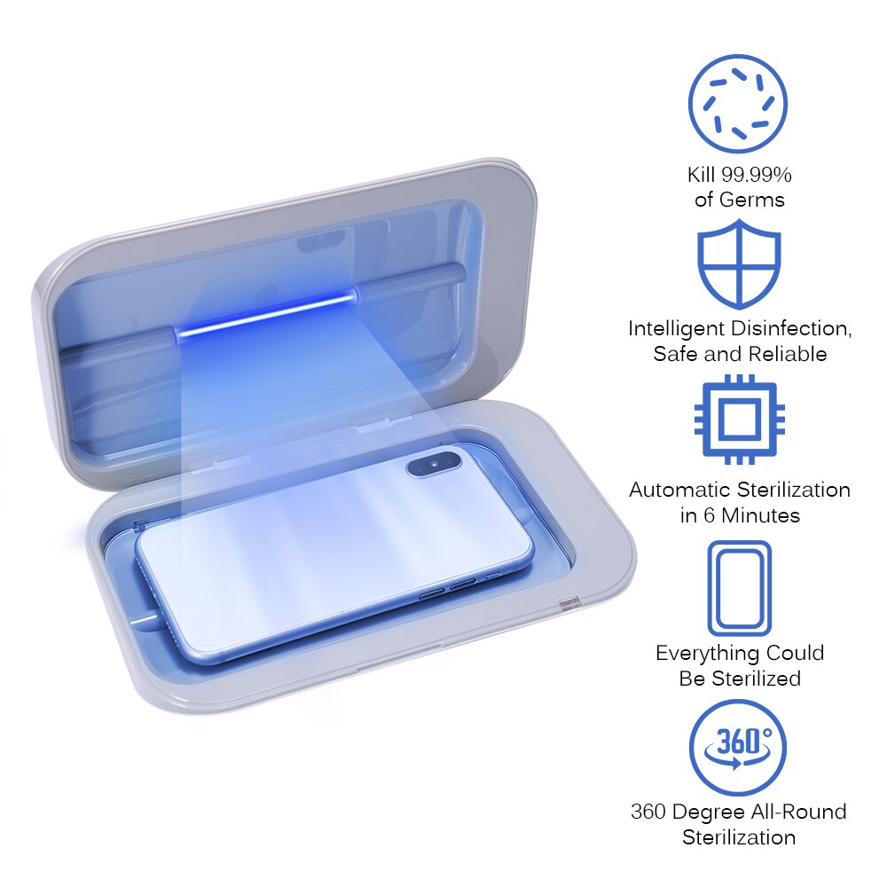 Portable UV Sterilizer Cabinet Phone Disinfectant ... – Vicedeal