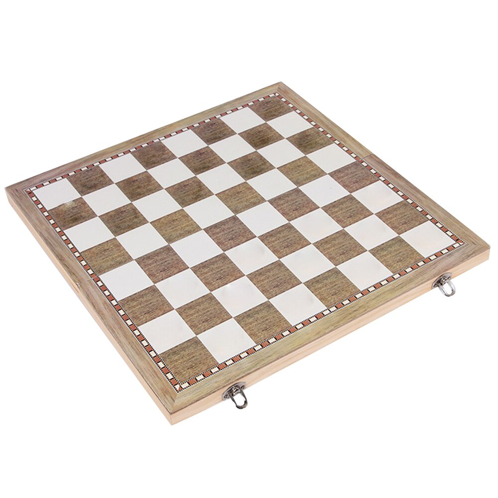 3 In 1 Learning Chess Board Set Travel Games Woode... – Grandado
