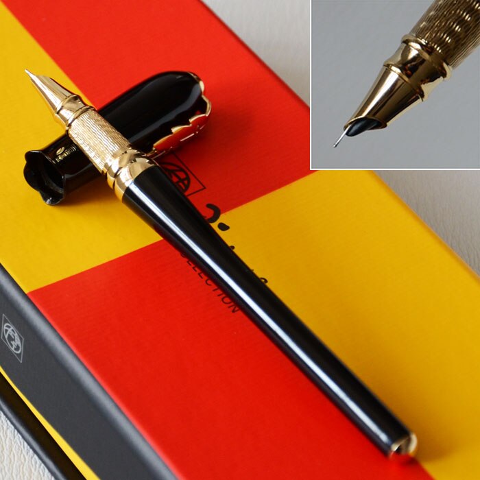 PICASSO 986 FOUNTAIN PEN FINE HOODED NIB BLACK AND... – Grandado