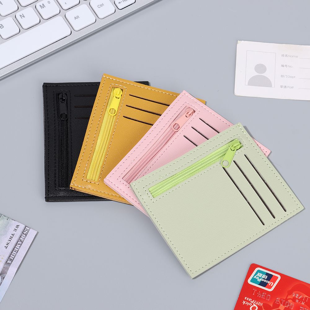 1pc kortholder slank bank kreditkort id-kort møntp... – Grandado