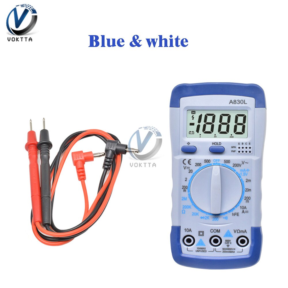 A830L Digital Display LCD Multimeter Portable Hand... – Grandado