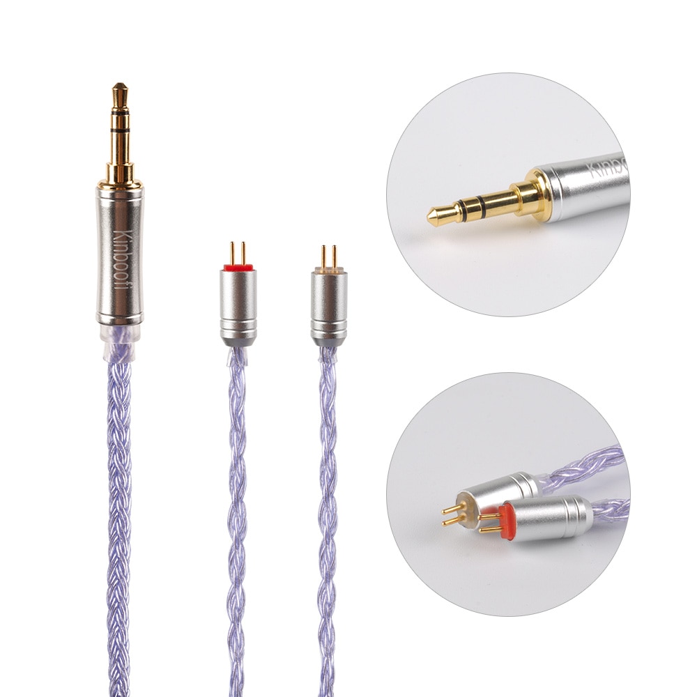 Kinboofi 16 Core High Purity Silver Plated Cable 2... – Grandado