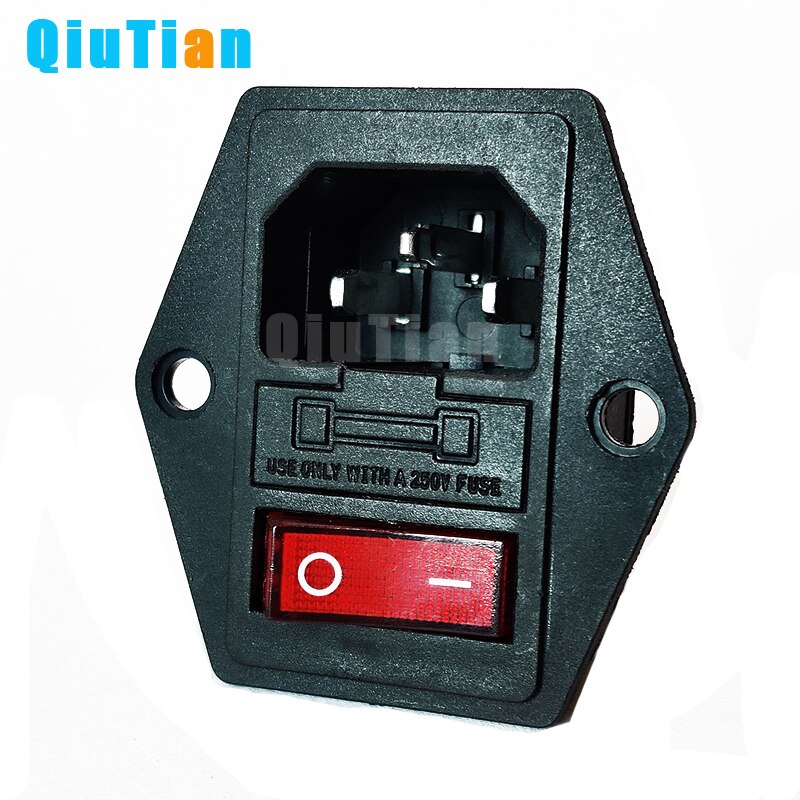 Conector de entrada 10A 250VAC 3 Pin iec320 C14 en... – Grandado