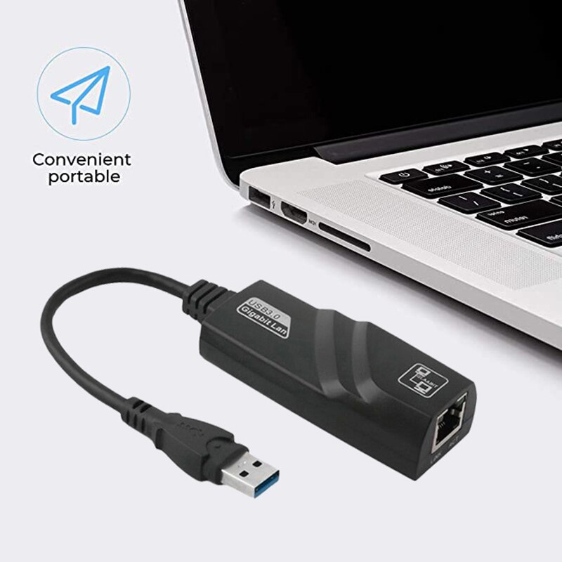 USB Ethernet Adapter USB 3.0 to 10/100/1000 Gigabi... – Grandado