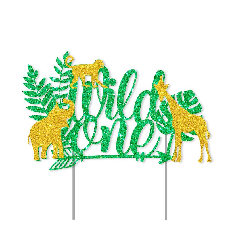 Kawaii Wild One Glitter Paper Banners One 1st Birt... – Vicedeal