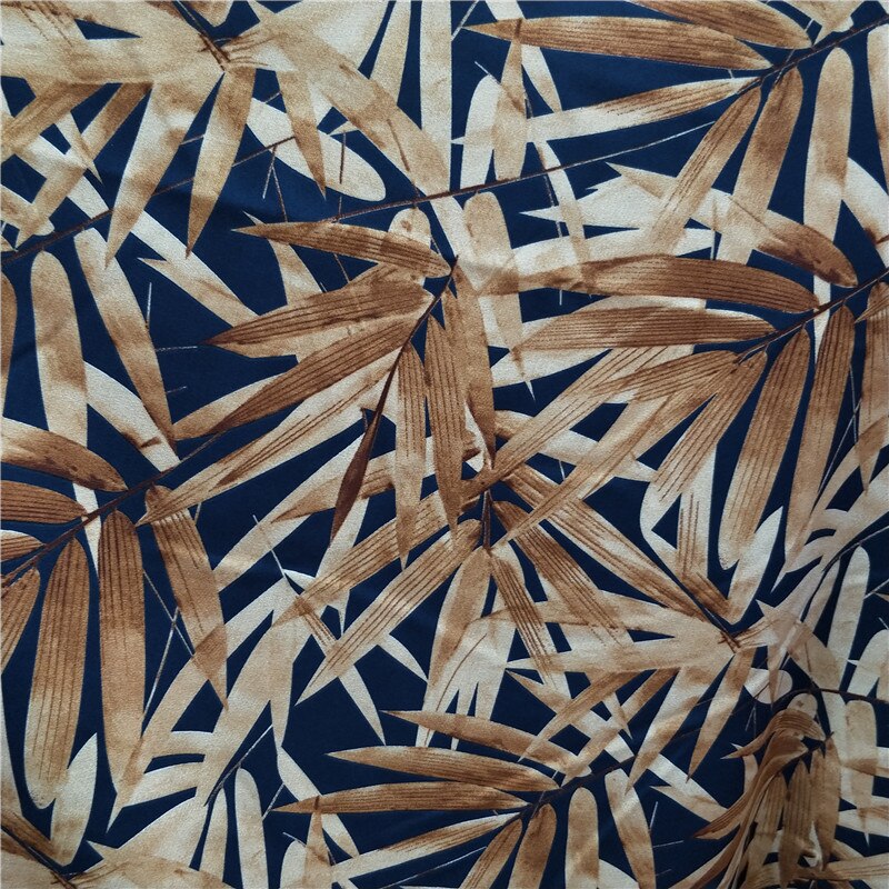 Shirt Stof Bedrukte Stof Bamboe Blad Polyester Sto... – Vicedeal